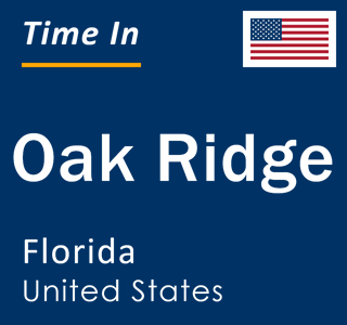 Current Weather Forecast | Oak Ridge, Florida, United States