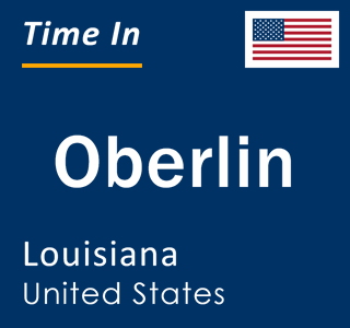 Current Local Time in Oberlin, Louisiana, United States