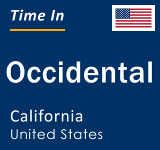 Current Local Time in Occidental, California, United States