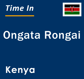 Current Local Time in Ongata Rongai, Kenya