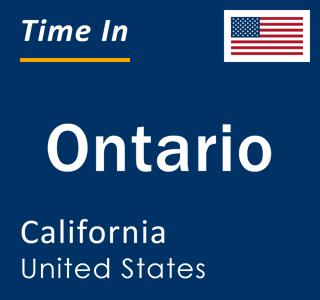 Current Local Time in Ontario, California, United States