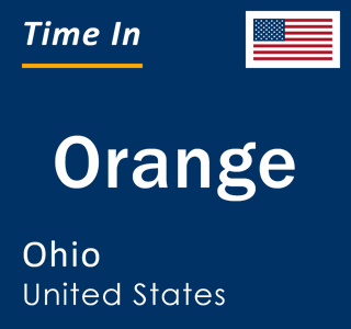 Current Local Time in Orange, Ohio, United States
