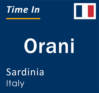 Current Local Time in Orani, Sardinia, Italy