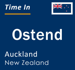 Current Local Time in Ostend, Auckland, New Zealand
