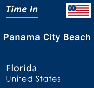 Current Local Time in Panama City Beach, Florida, United States