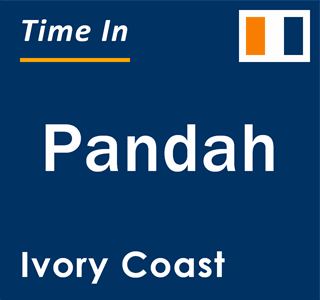 Current Local Time in Pandah, Ivory Coast