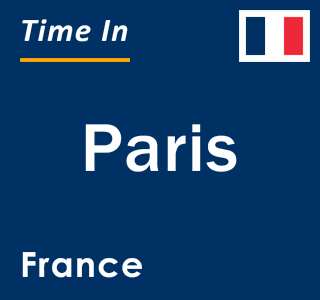 Current Local Time in Paris, France