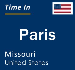 Current Local Time in Paris, Missouri, United States