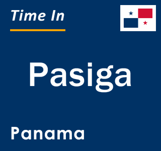 Current Local Time in Pasiga, Panama