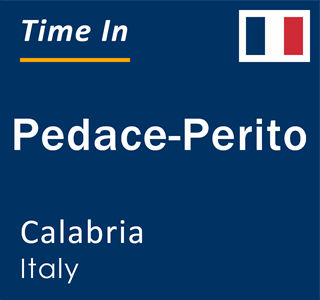 Current Local Time in Pedace-Perito, Calabria, Italy