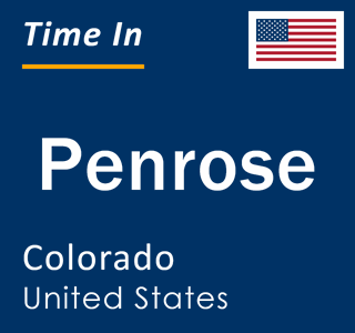 Current Local Time in Penrose, Colorado, United States