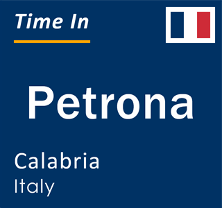Current Local Time in Petrona, Calabria, Italy