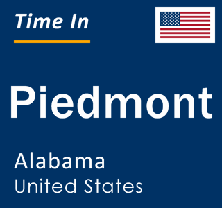 Current Local Time in Piedmont, Alabama, United States