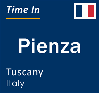 Current Local Time in Pienza, Tuscany, Italy