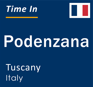 Current Local Time in Podenzana, Tuscany, Italy