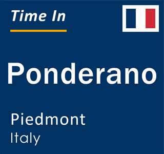 Current Local Time in Ponderano, Piedmont, Italy