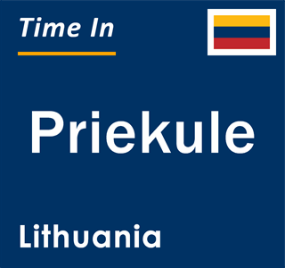 Current Local Time in Priekule, Lithuania