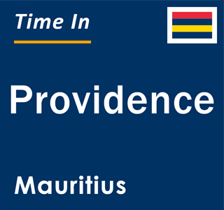 Current Local Time in Providence, Mauritius