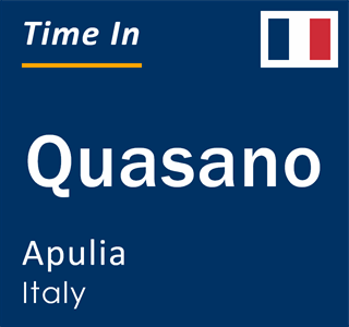 Current Local Time in Quasano, Apulia, Italy