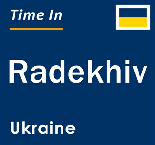 Current Local Time in Radekhiv, Ukraine