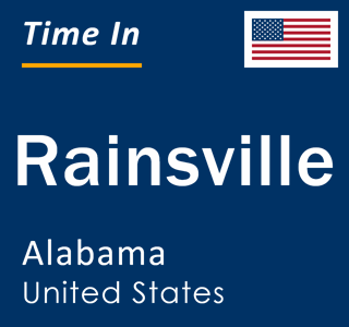 Current Local Time in Rainsville, Alabama, United States
