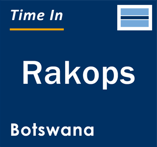 Current Local Time in Rakops, Botswana