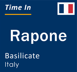 Current Local Time in Rapone, Basilicate, Italy