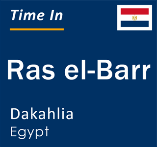 Current Local Time in Ras el-Barr, Dakahlia, Egypt