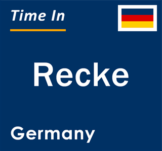 Current Local Time in Recke, Germany