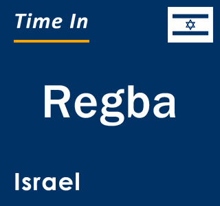Current Local Time in Regba, Israel