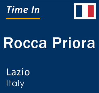 Current Local Time in Rocca Priora, Lazio, Italy