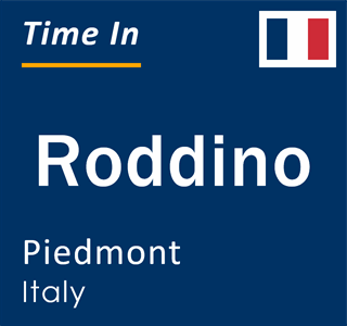 Current Local Time in Roddino, Piedmont, Italy