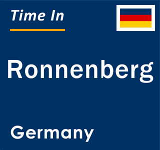 Current Local Time in Ronnenberg, Germany