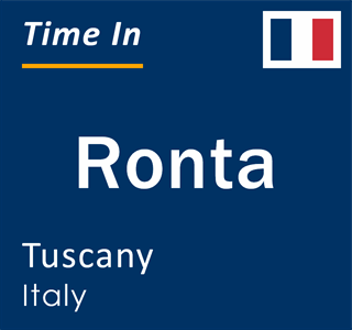 Current Local Time in Ronta, Tuscany, Italy