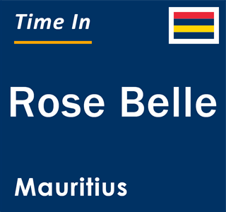 Current Local Time in Rose Belle, Mauritius