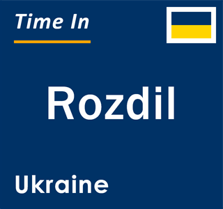 Current Local Time in Rozdil, Ukraine