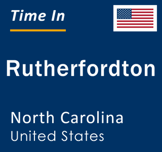 Current Local Time in Rutherfordton, North Carolina, United States