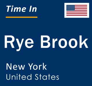 Current Local Time in Rye Brook, New York, United States