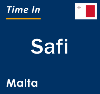 Current Local Time in Safi, Malta