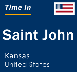 Current Local Time in Saint John, Kansas, United States