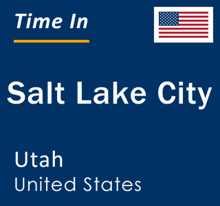 Current Local Time in Salt Lake City, Utah, United States