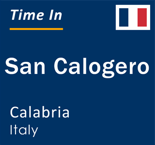 Current Local Time in San Calogero, Calabria, Italy
