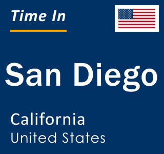 Current Local Time in San Diego, California, United States