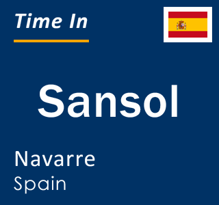Current Local Time in Sansol, Navarre, Spain