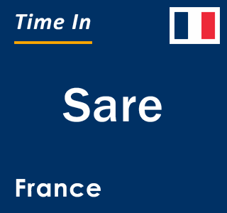 Current Local Time in Sare, France