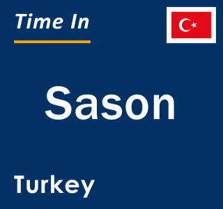 Current Local Time in Sason, Turkey