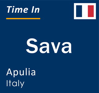 Current Local Time in Sava, Apulia, Italy