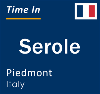 Current Local Time in Serole, Piedmont, Italy