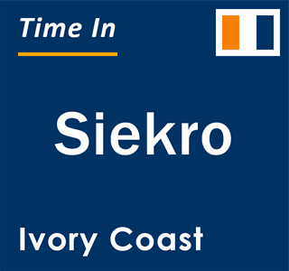 Current Local Time in Siekro, Ivory Coast