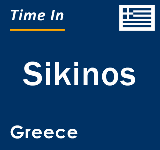 Current Local Time in Sikinos, Greece